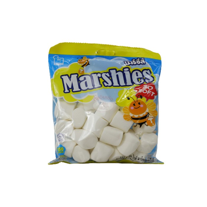 Marshies รูป Large White กลิ่นวานิลลา สีขาว เม็ดใหญ่