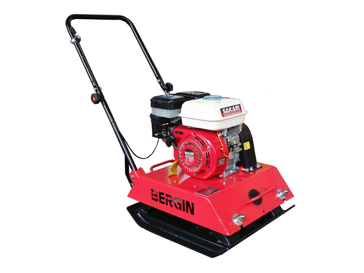 เครื่องตบดินเดินหน้า PCH-100 เครื่องยนต์เบนซิน SAKARI 7HP