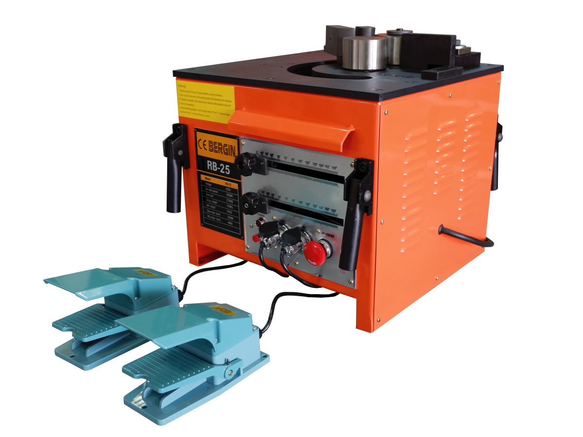 เครื่องดัดเหล็กข้ออ้อยแบบยกเคลื่อนที่ RB-25