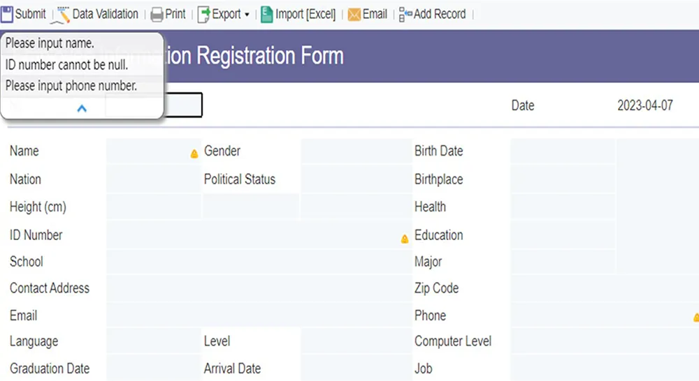 Importing Excel Data Online