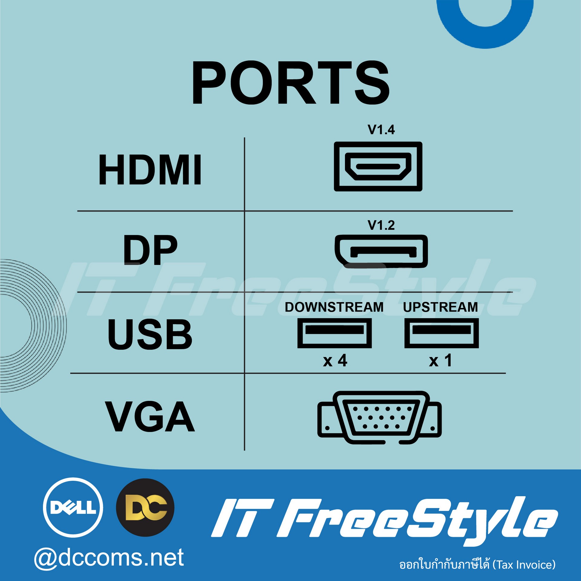 DELL Moniter P2319H Widescreen LED Display IPS 23