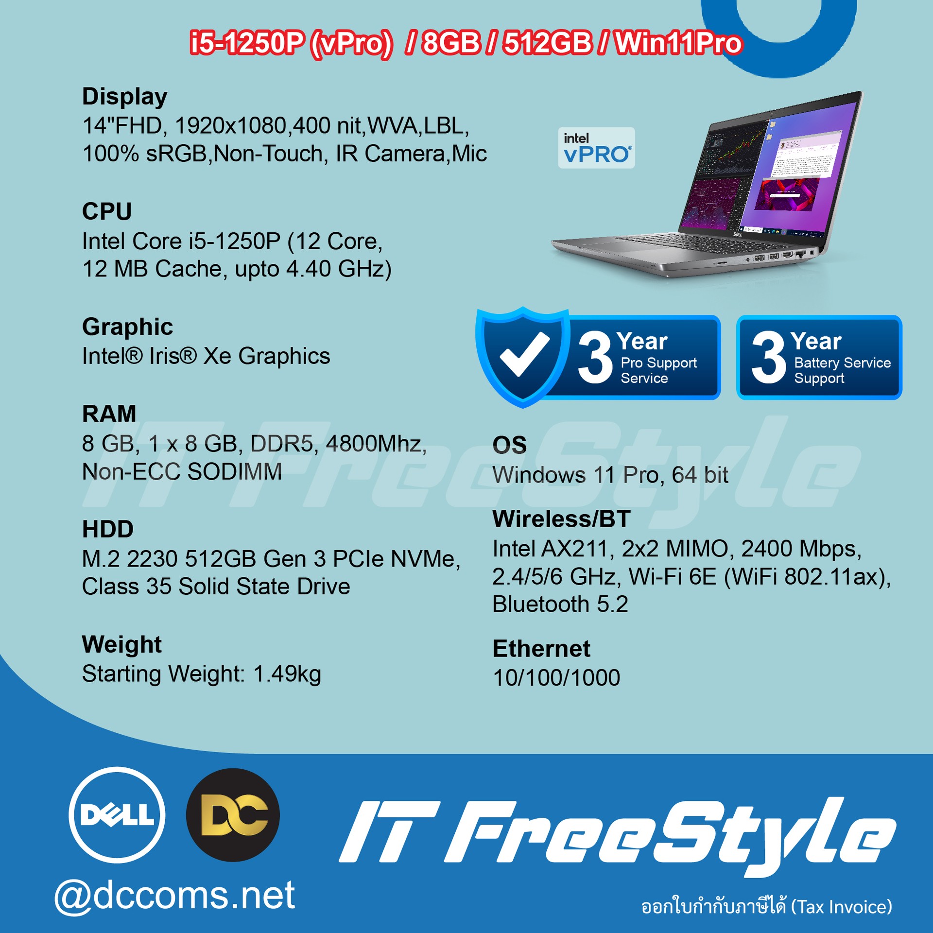 (SNSM347001) DELL Precision 3470 Workstation - 14.0" FHD / M3470 / i5 ...