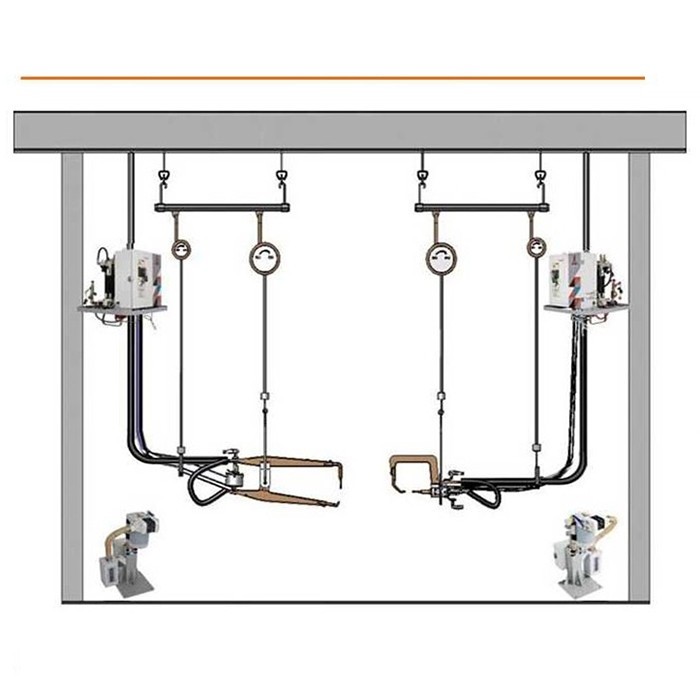 System of Portable Spot Welding Gun