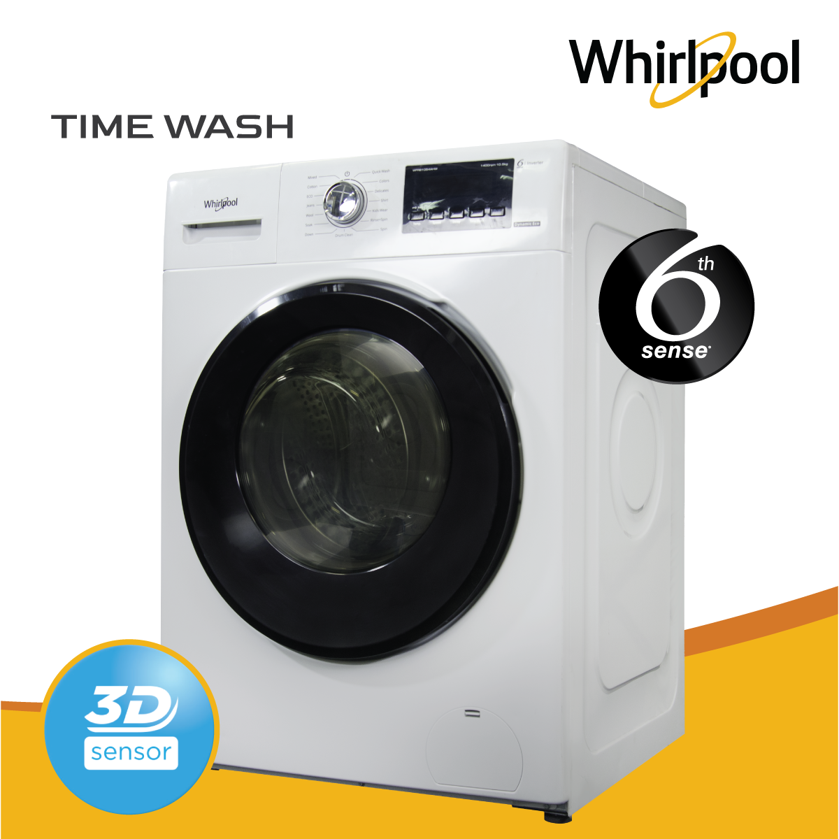 เครื่องซักผ้า Whirlpool Radiant 8kg