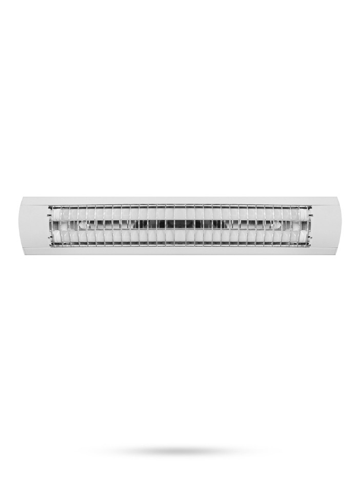 โคมติดลอยหน้าตะแกรง 2X9W #44-CFG-LED-T8-2X9W