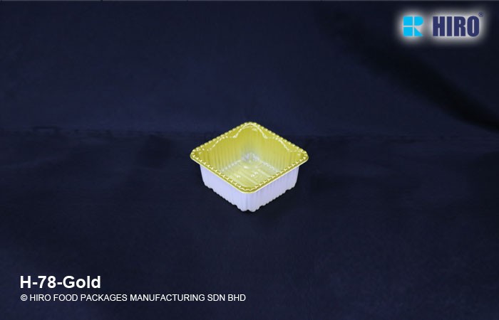 Moon cake tray H-78-Gold