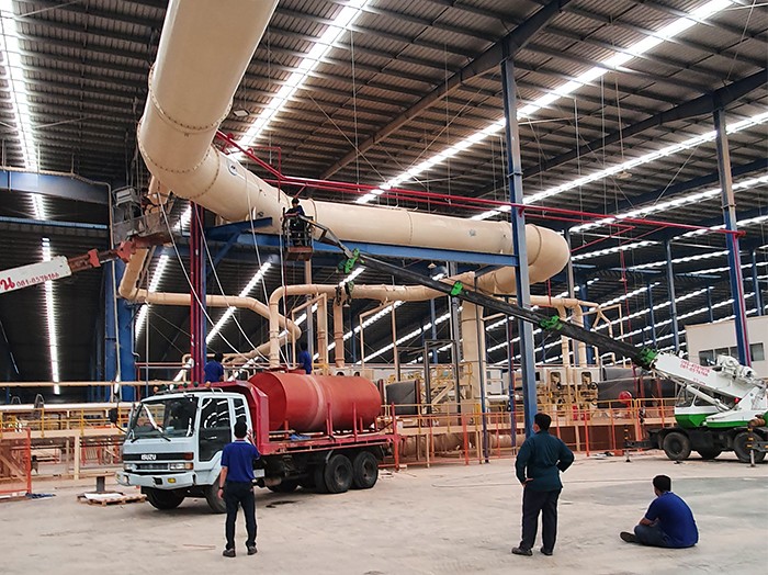 ติดตั้งระบบดับเพลิง ADVANCE FIBER จ.กาญจนบุรี