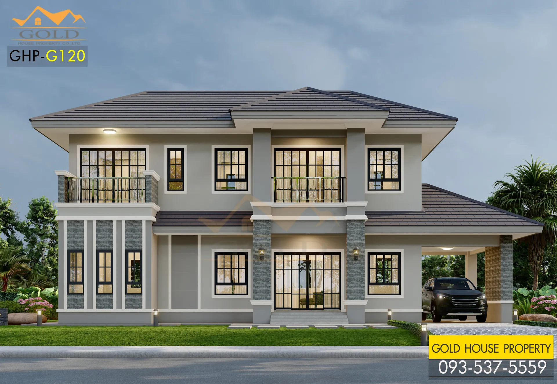 แบบบ้าน GHP-G120