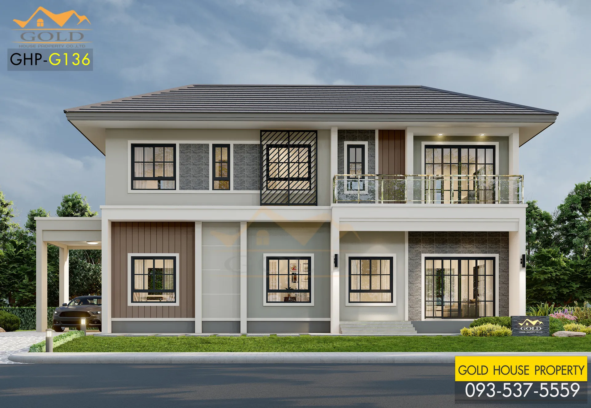 แบบบ้าน GHP-G136