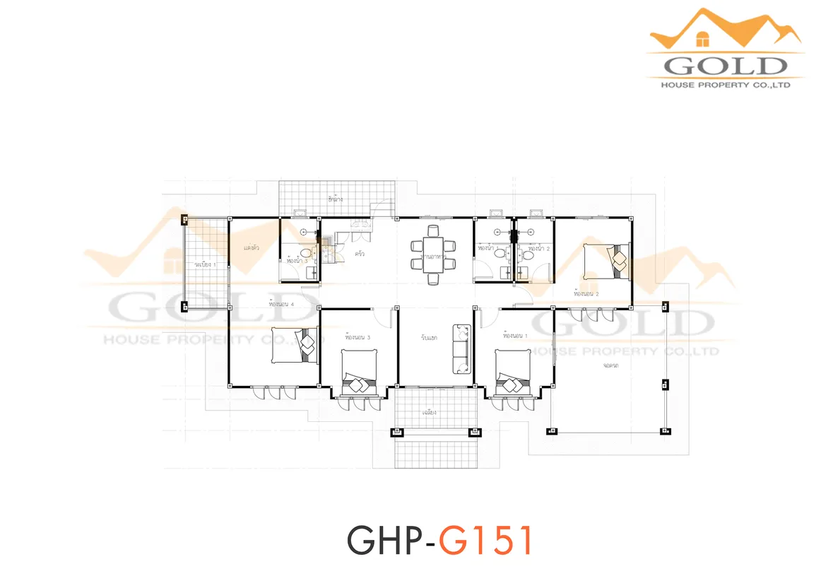 แบบบ้าน GHP-G151