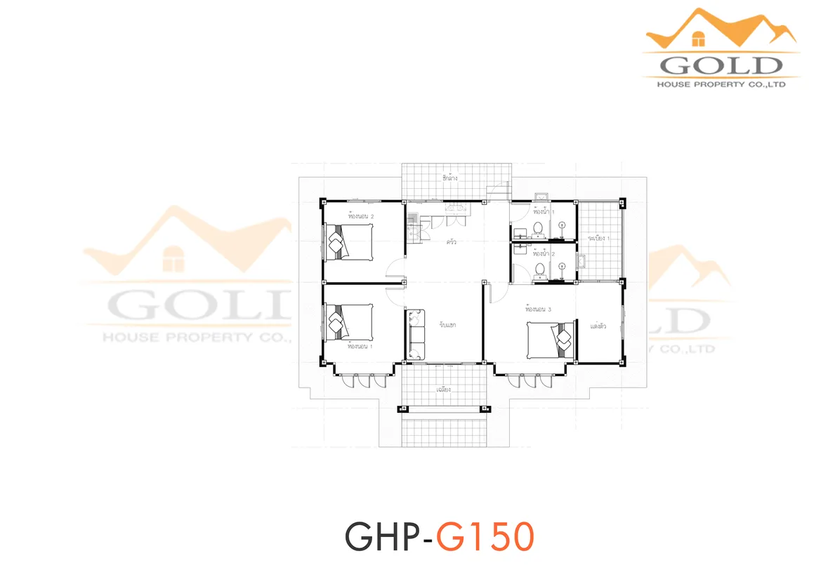 แบบบ้าน GHP-G150