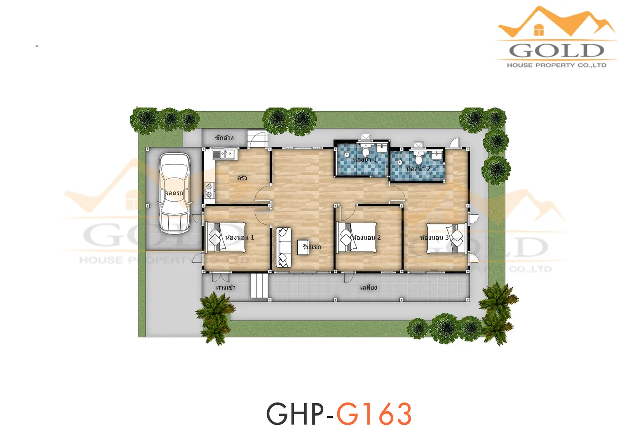 แบบบ้าน GHP-G163