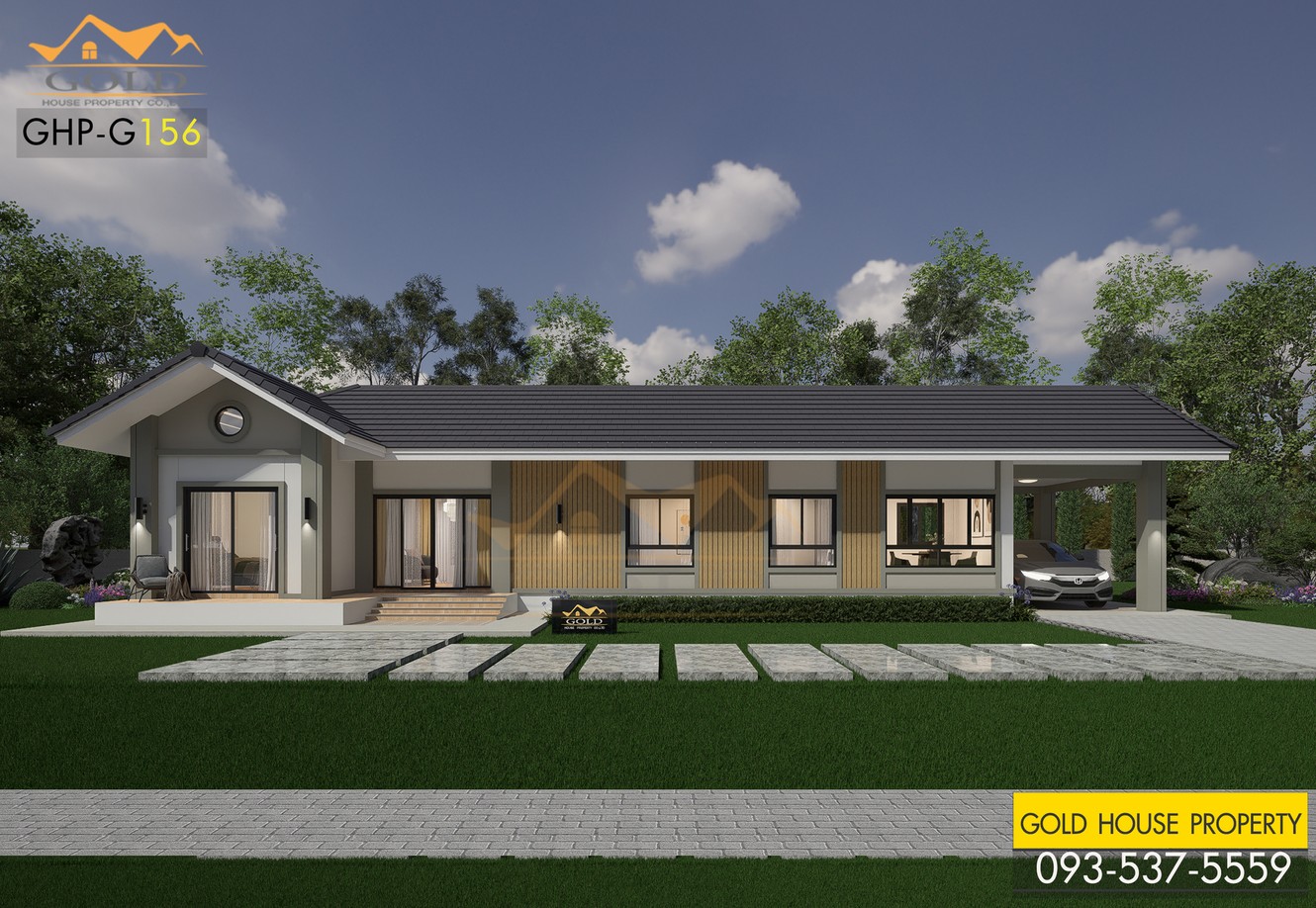 แบบบ้าน GHP-G156