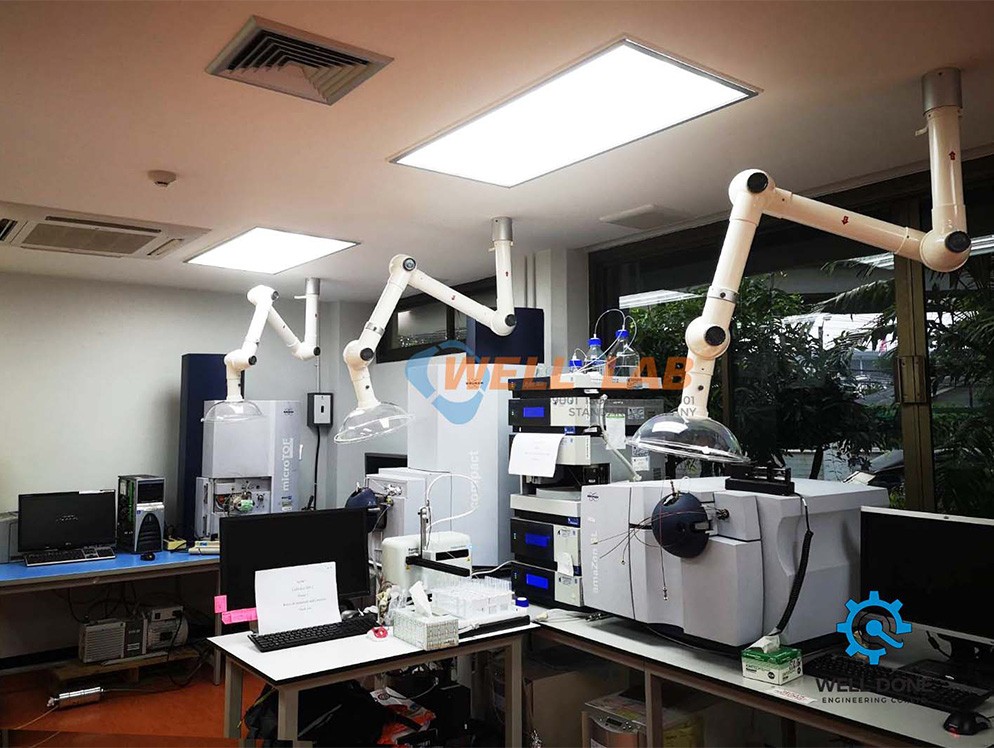 แขนดูดไอสารเคมี (Arm Hood & Mobile Arm Hood)