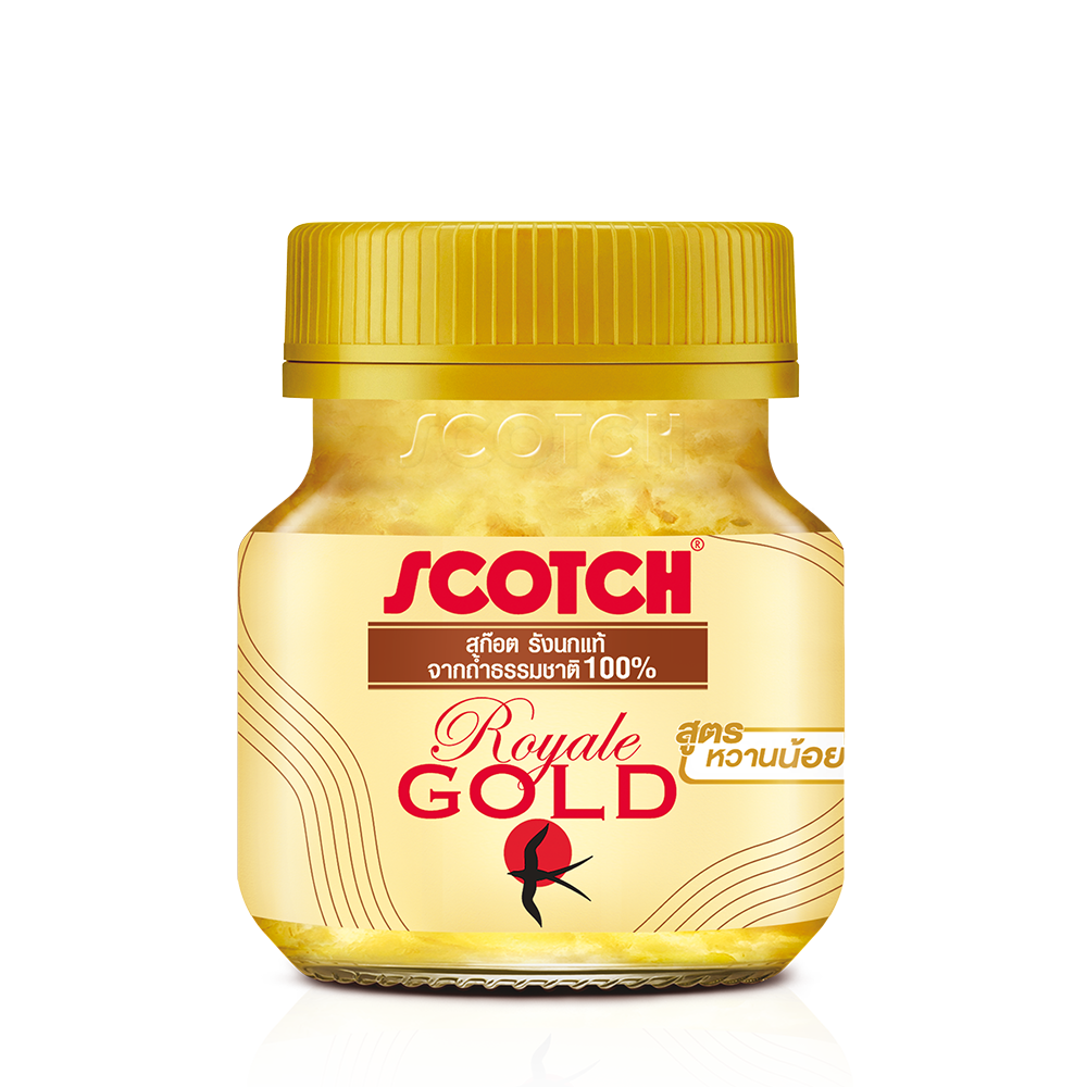 Scotch Real Bird's Nest From Natural Cave Royale Gold Less Sweet