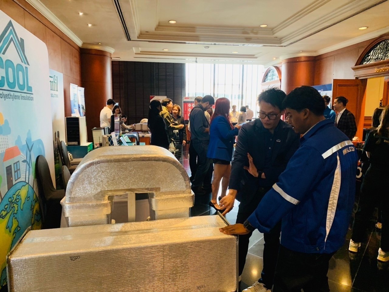ฉนวนซีคูล (CcooL)ได้ร่วมออกบูธแสดงสินค้า ภายในงานสัมมนาสมาคมวิศวกรรม ...