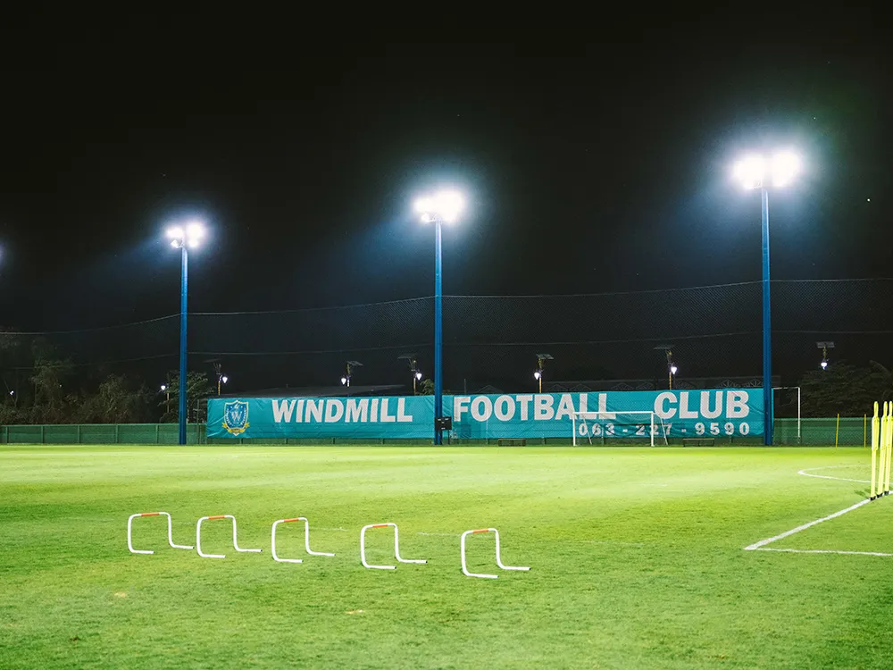 Football fields