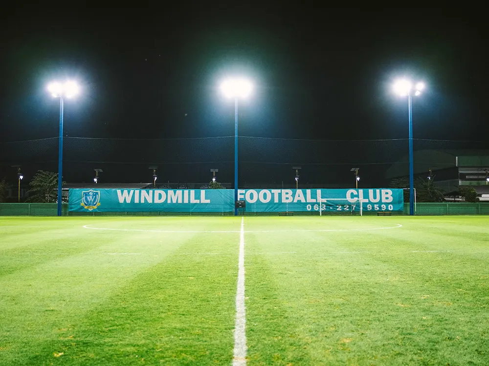 Football fields