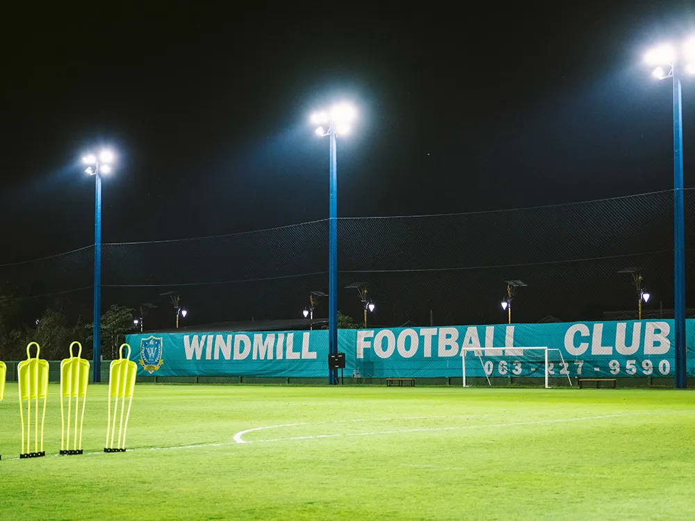 Football fields
