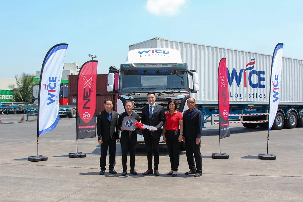 WICE รับมอบรถบรรทุกไฟฟ้าจาก NEX พร้อมเดินหน้า มุ่งสู่ Green Logistics