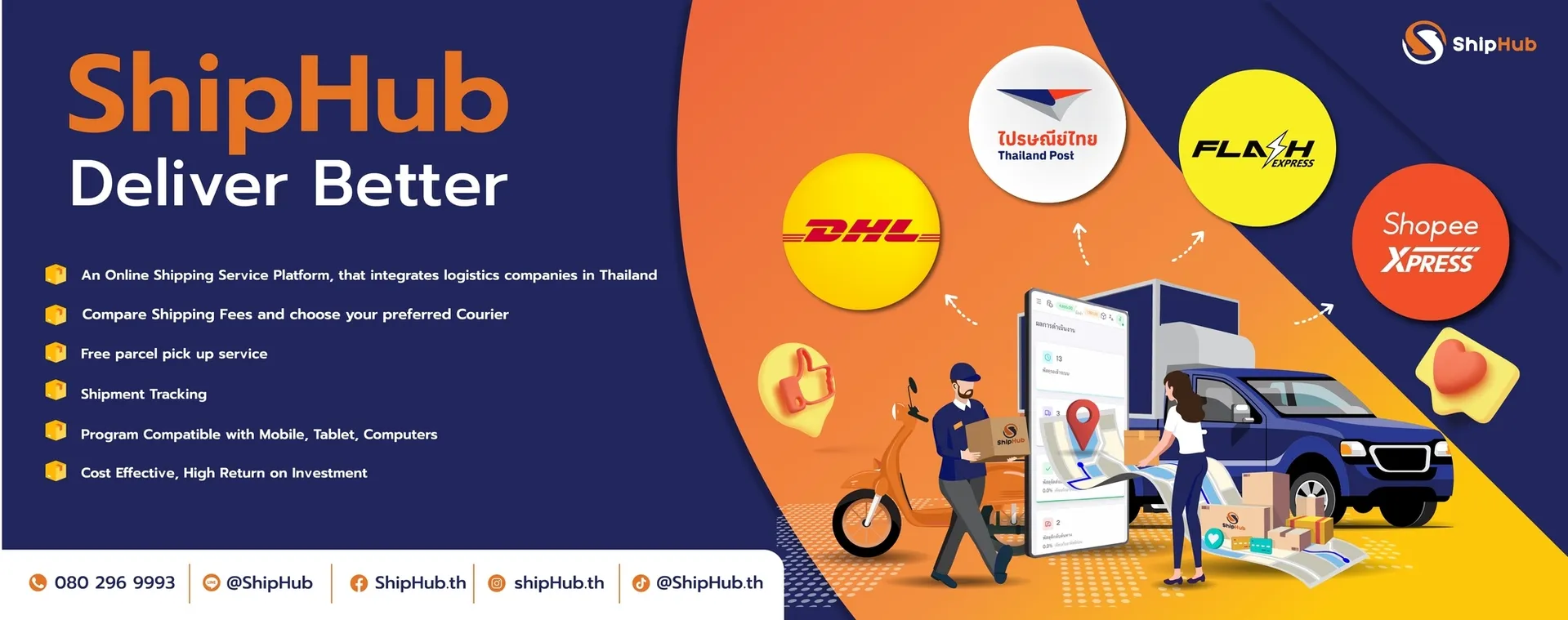 ระบบรวมขนส่งพัสดุออนไลน์ ที่เรียกรถบริษัท ขนส่งเข้ารับถึงหน้าบ้านโดยไม่ ...