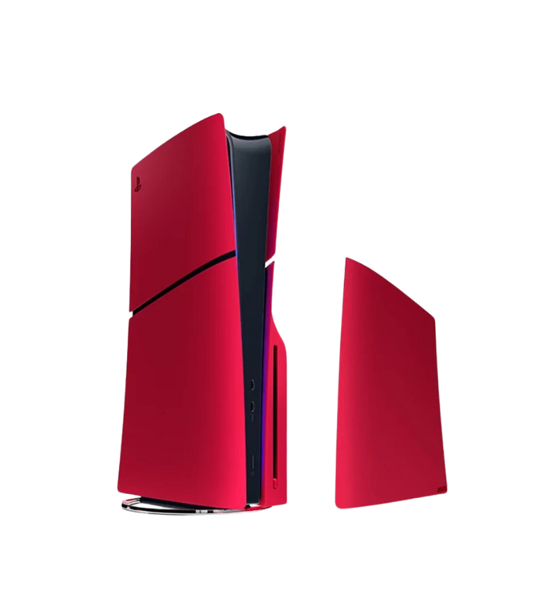PS5 Slim : Console Cover - Volcanic Red