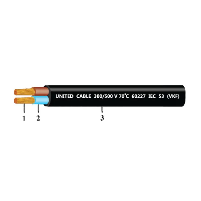 60227 IEC 53 แบน VKF 300/500 V 70°C