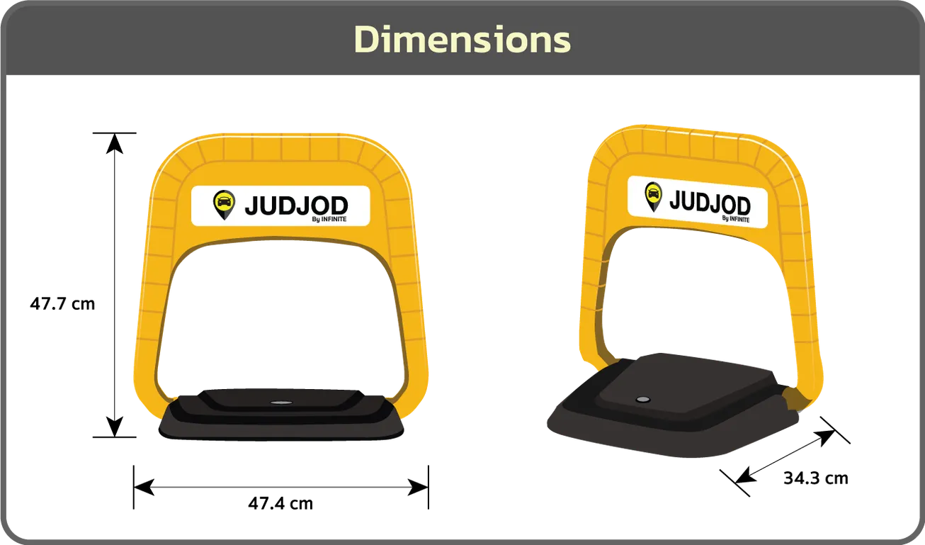 อุปกรณ์กั้นช่องจอดรถอัตโนมัติ (Blocker)