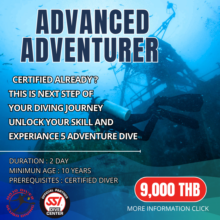 Mojo diver Kohtao Continue diving