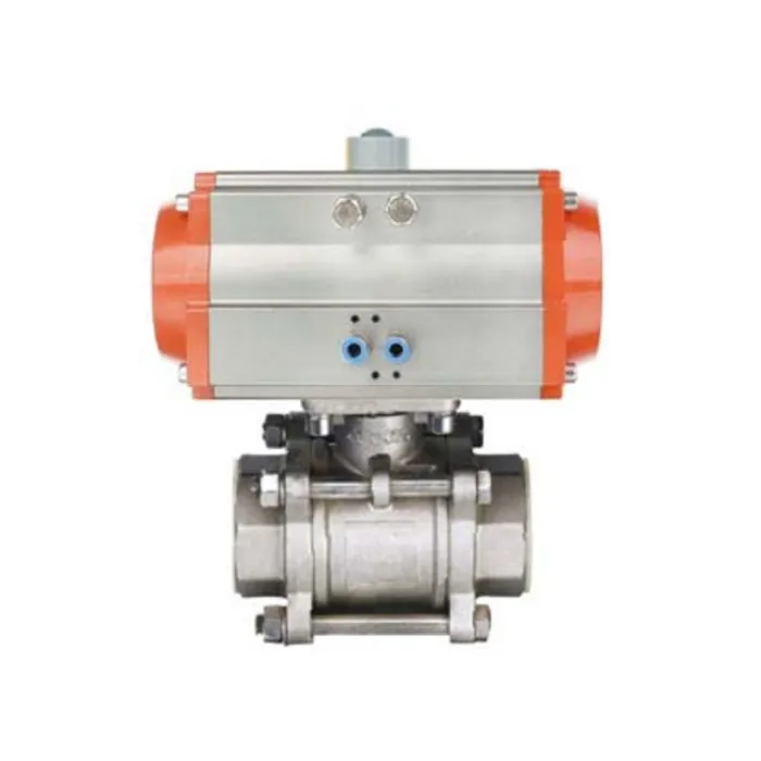 BK Valve Pneumatic Inner Thread 3-pcs Ball Valve