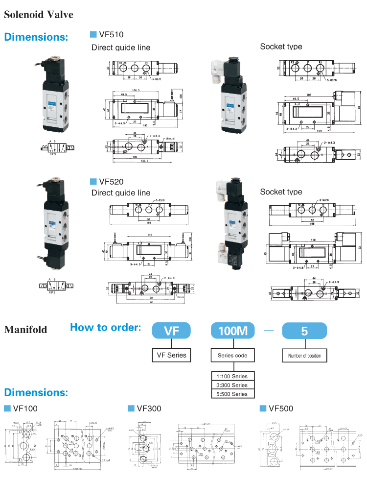 VF series solenoid valve