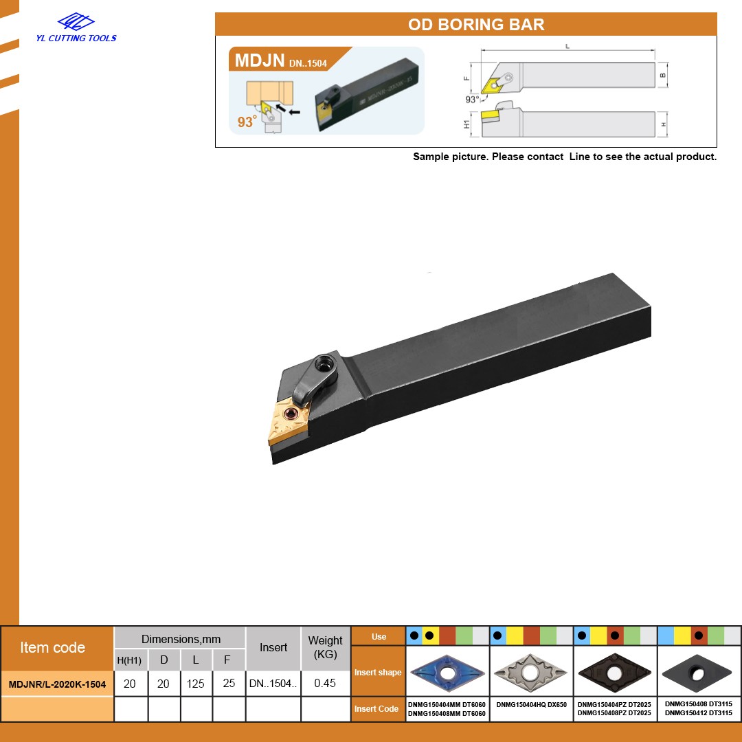 ด้ามมีดกลึง YL MDJNR/L-2020K-1504