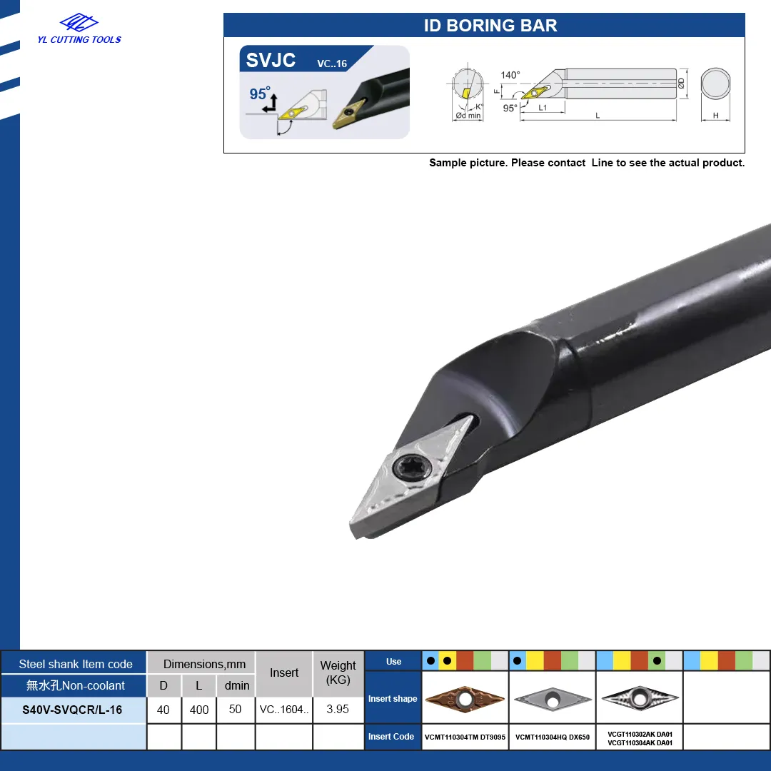 ด้ามมีดกลึง YL S40T-SVJCR/L-16