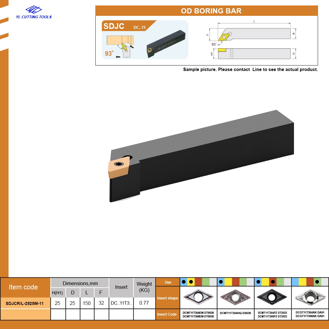 ด้ามมีดกลึง YL SDJCR/L-2525M-11