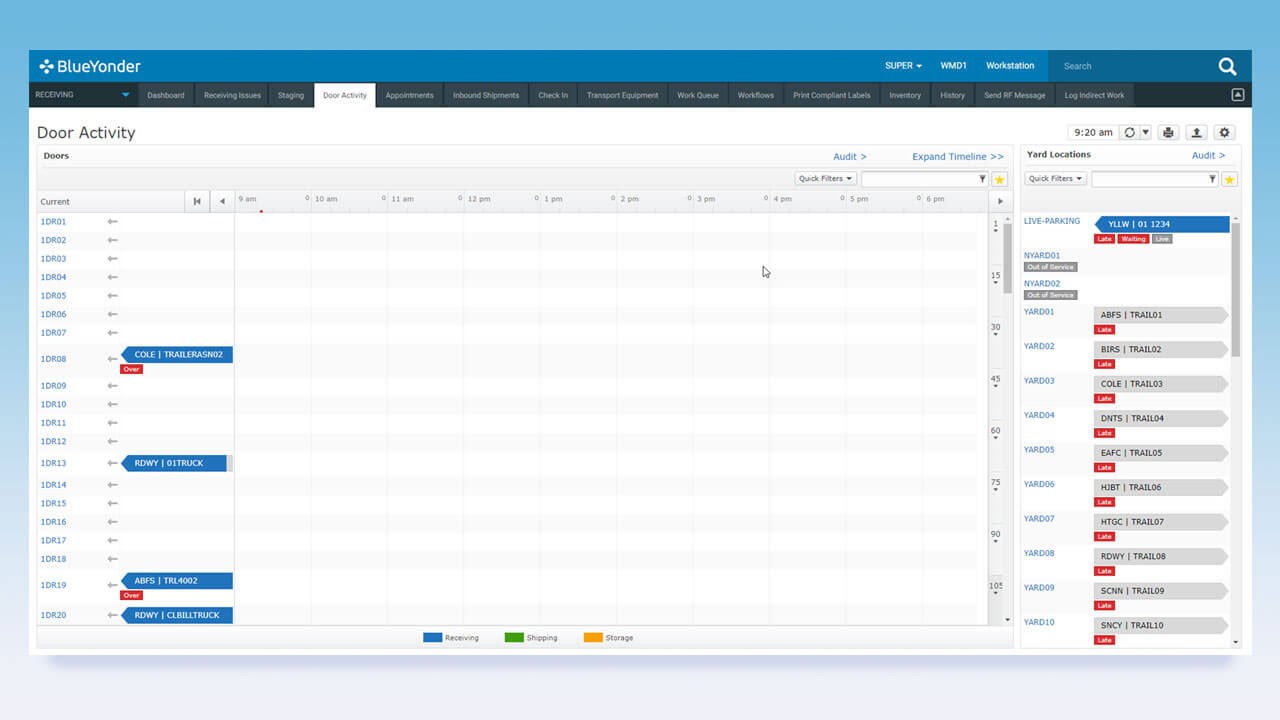 BLUE YONDER WAREHOUSE MANAGEMENT