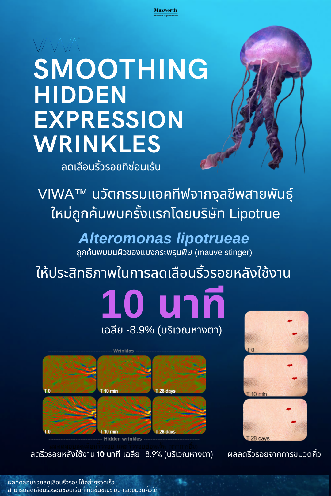 VIWA™ - smoothing hidden expression wrinkles