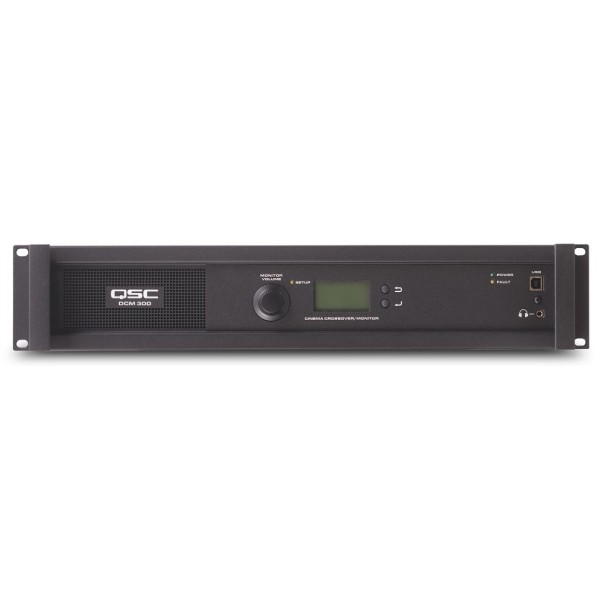 QSC DCM-100 2-way Digital Crossover/Monitor