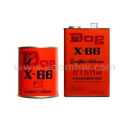 กาวยางอเนกประสงค์ ตราหมา X-66