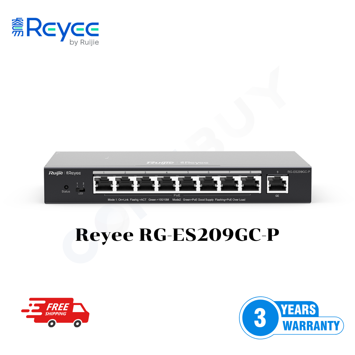 Reyee RG-ES200 Smart CCTV Switch