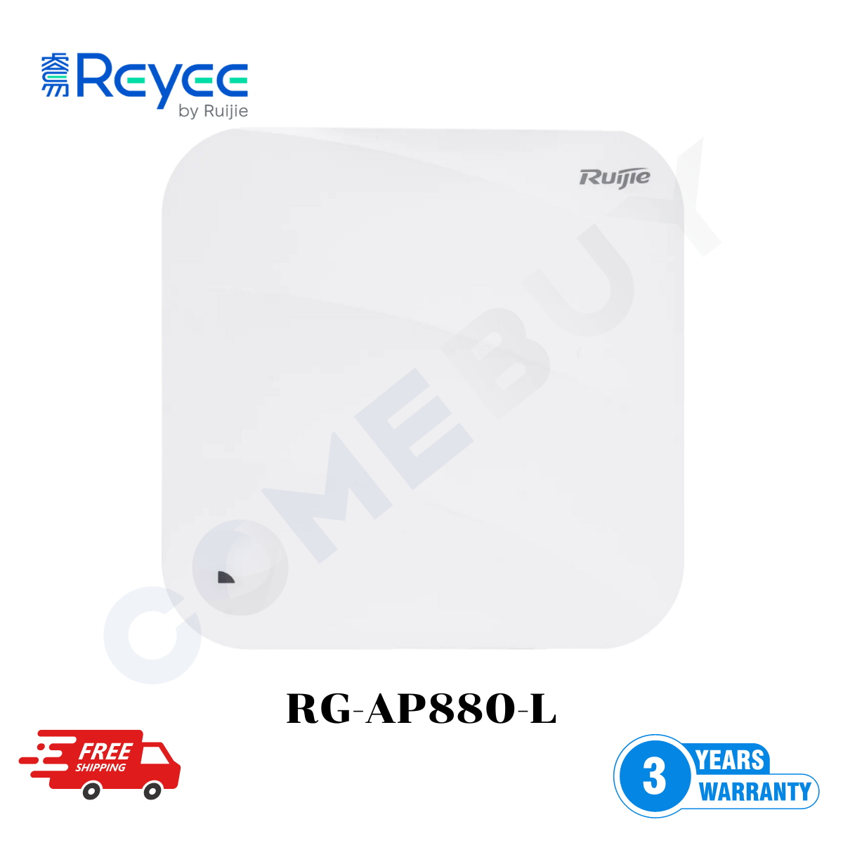 [RG-AP880-L]Ruijie Tri-Radio Wi-Fi 6E 7.780 Gbps Indoor AP