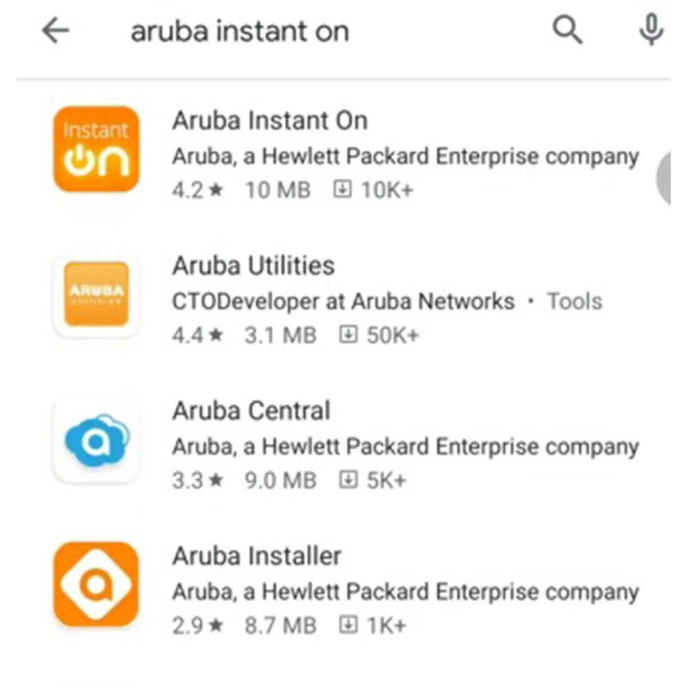 มือใหม่ตั้งค่าเริ่มต้นให้กับ Aruba Instant On