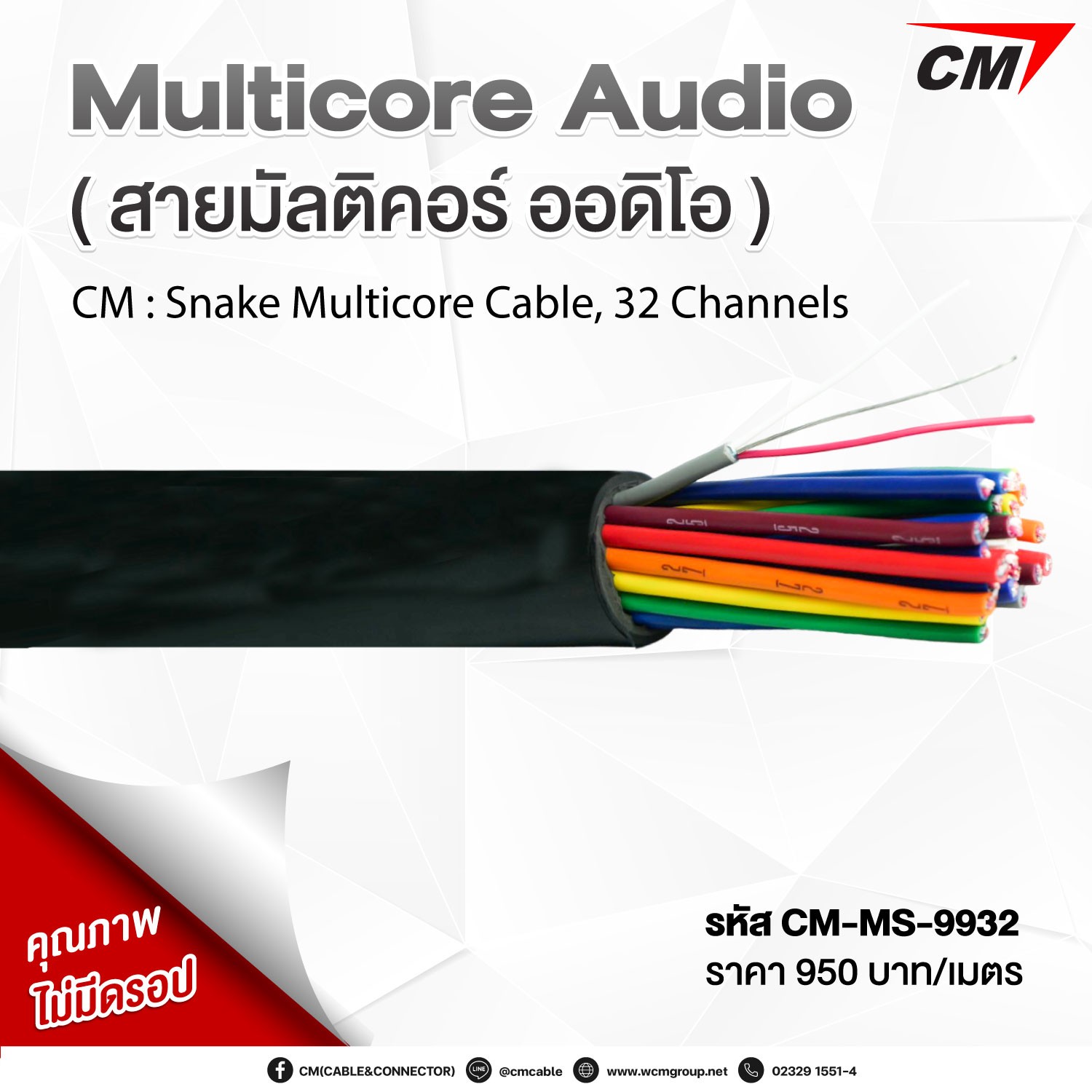 Multicore Audio Cable