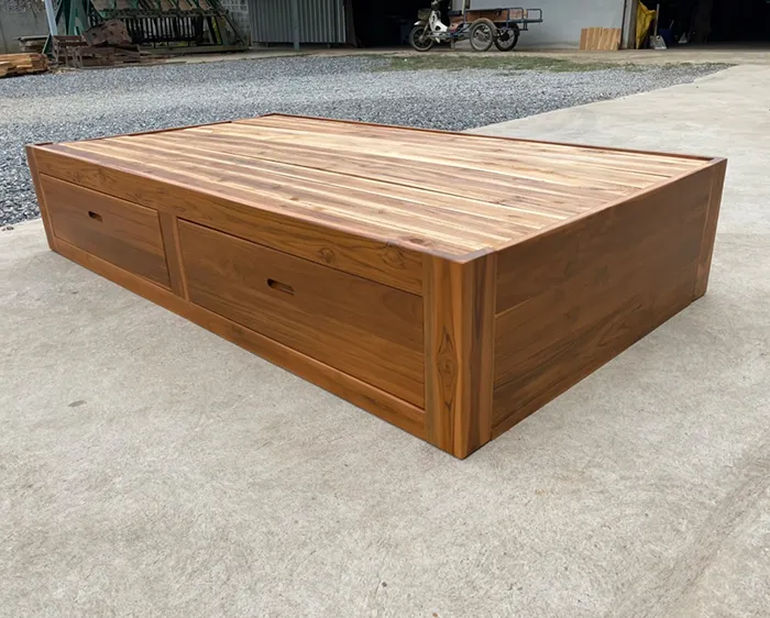 BD104 เตียงกล่อง 2 ลิ้นชัก