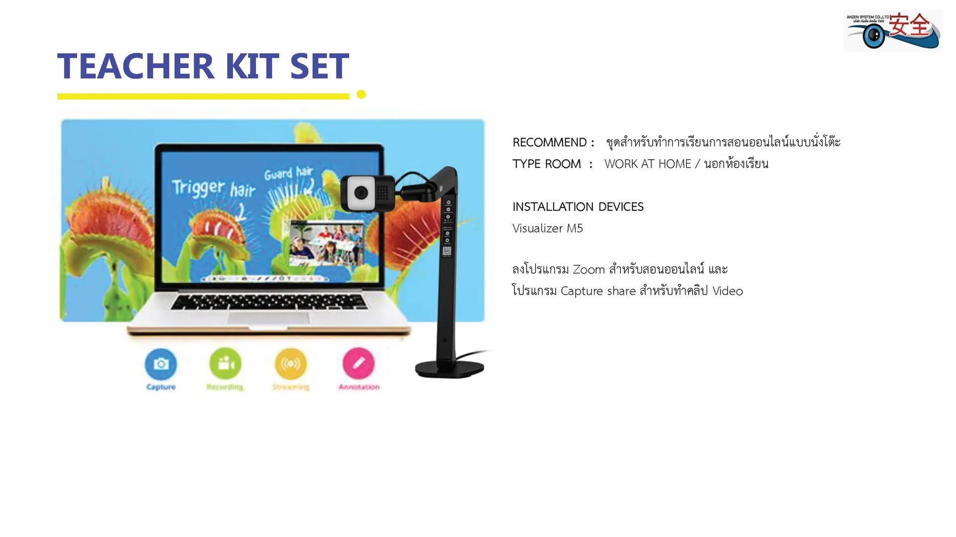 Aver Media - SMART CLASSROOM SOLUTIONS - TEACHER KIT SET