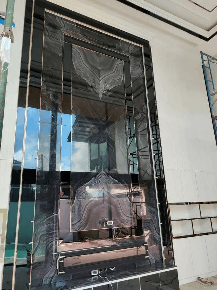 ตัวอย่างงานติดตั้ง หินอ่อน หินแกรนิตจริง | Marble Hardware