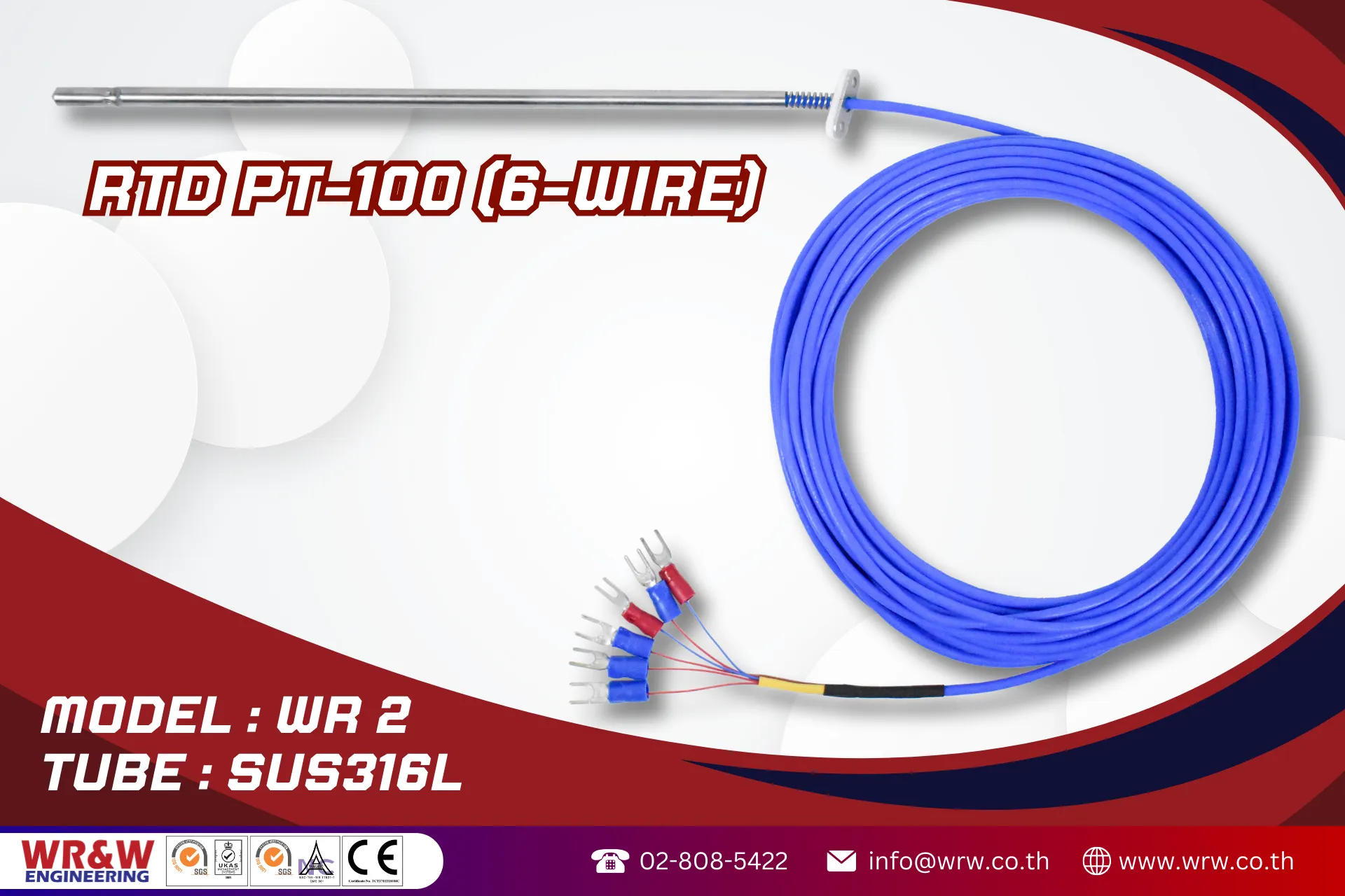 เราคือผู้ผลิต Temp Sensor Thermocouple and RTDs