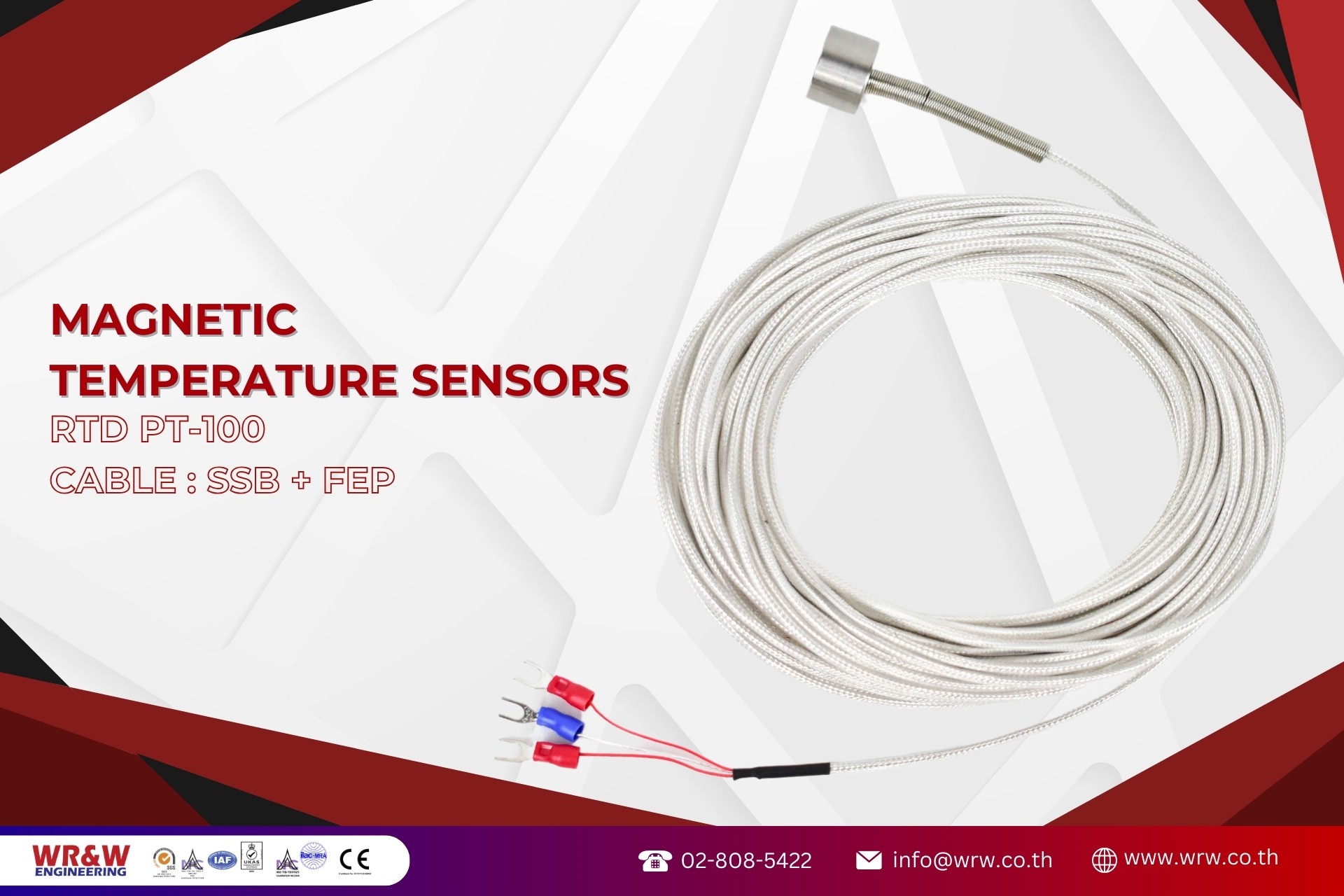 เราคือผู้ผลิต Temp Sensor Thermocouple and RTDs