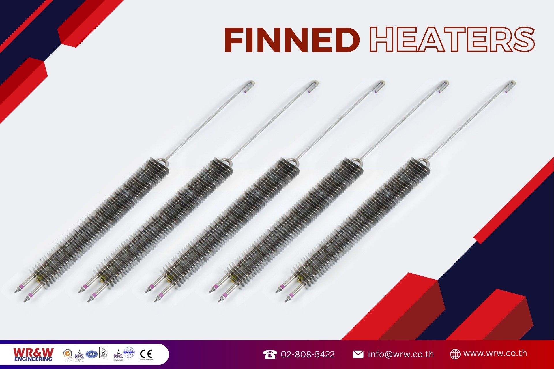 ผู้ผลิตและจำหน่าย Finned Heater (ฮีตเตอร์ครีบ) คุณภาพสูง ราคาประหยัด