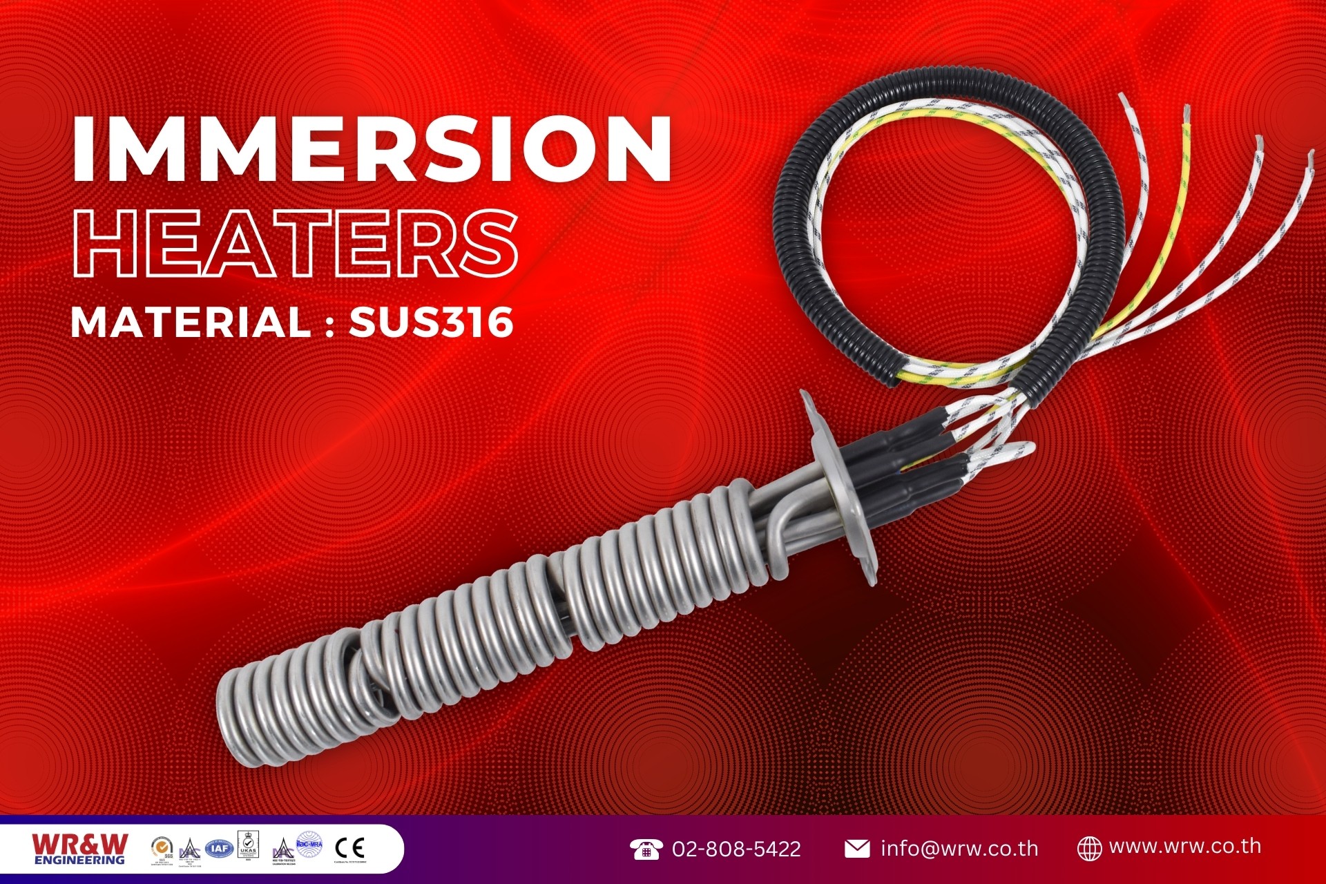 เราคือผู้ผลิต Temp Sensor Thermocouple and RTDs