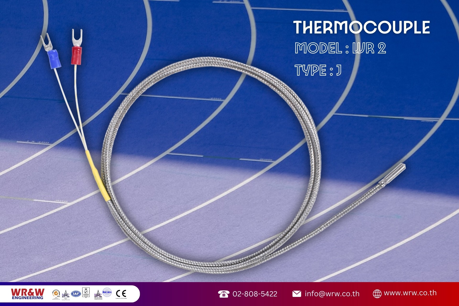 เราคือผู้ผลิต Temp Sensor Thermocouple and RTDs